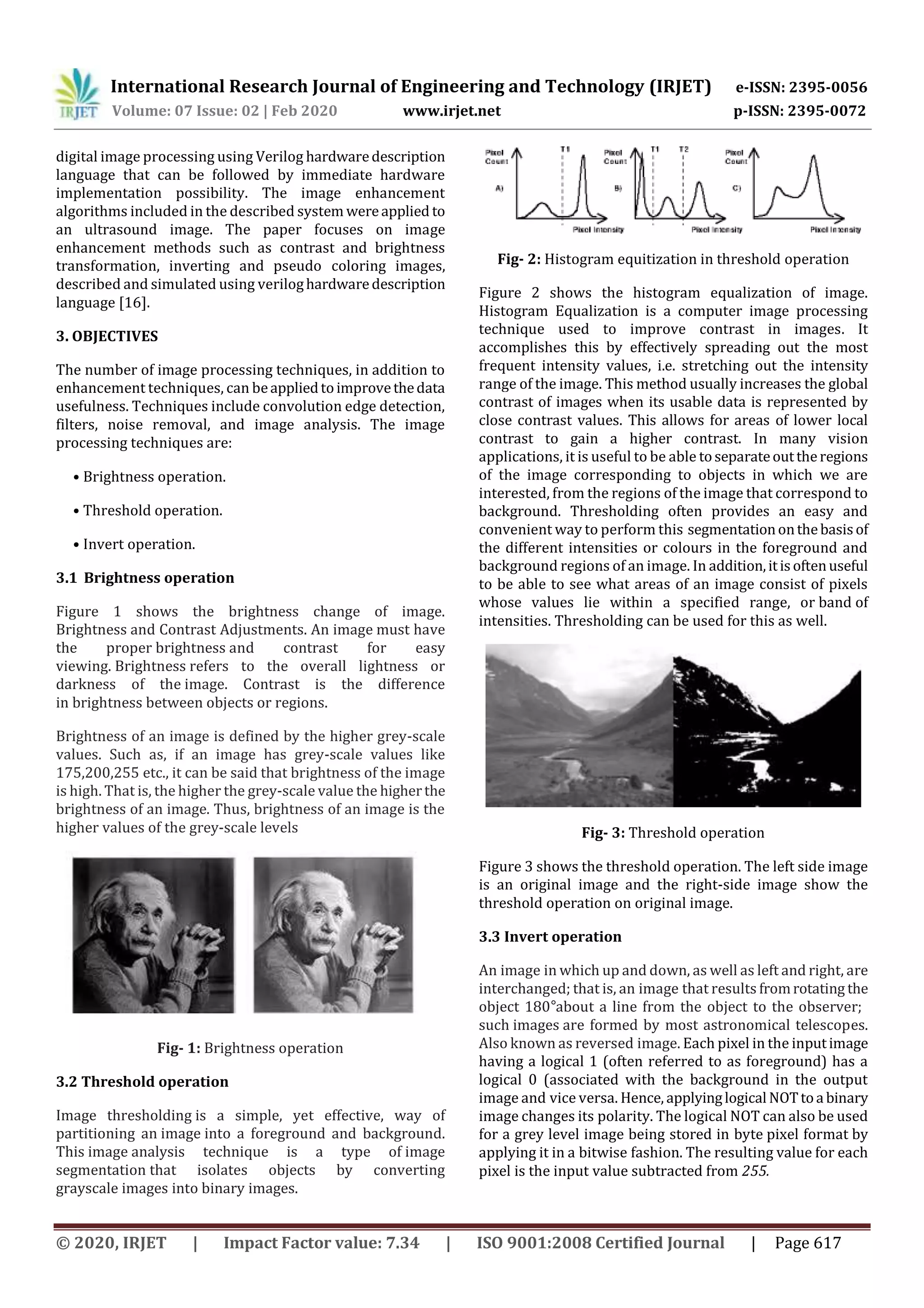 Irjet Simulation Of Colour Image Processing Techniques On Vhdl Pdf