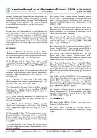 IRJET- Measurement of Second Harmonic Voltage with Wavelength ...