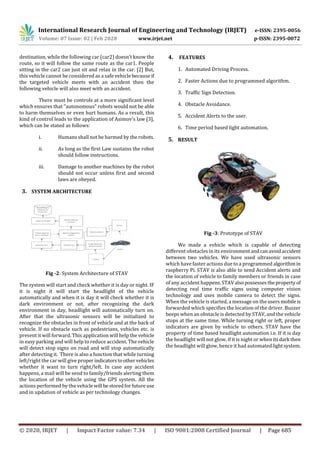 IRJET- Smart Travel Automated Vehicle | PDF | Internet | Computing