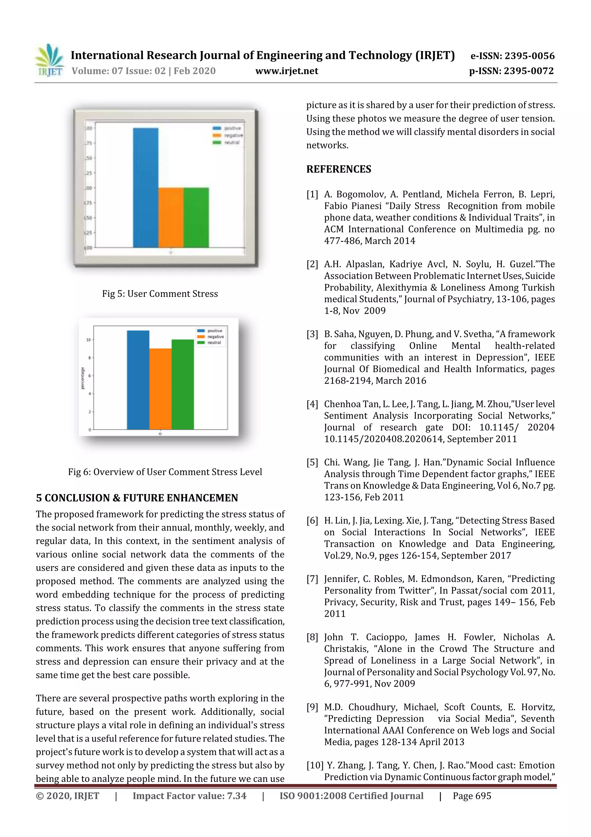 IRJET - Social Network Stress Analysis using Word Embedding Technique | PDF