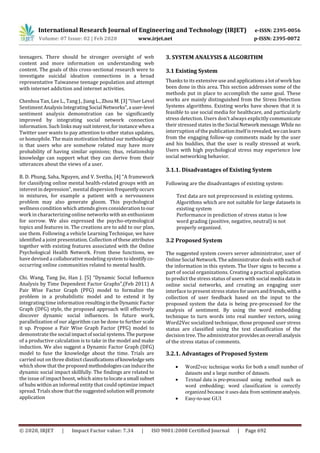IRJET - Social Network Stress Analysis using Word Embedding Technique | PDF