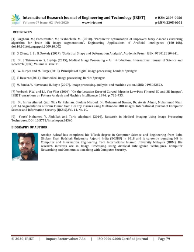 IRJET- Segmentation and Visualization in Medical Image Processing: A Review | PDF | Photo ...