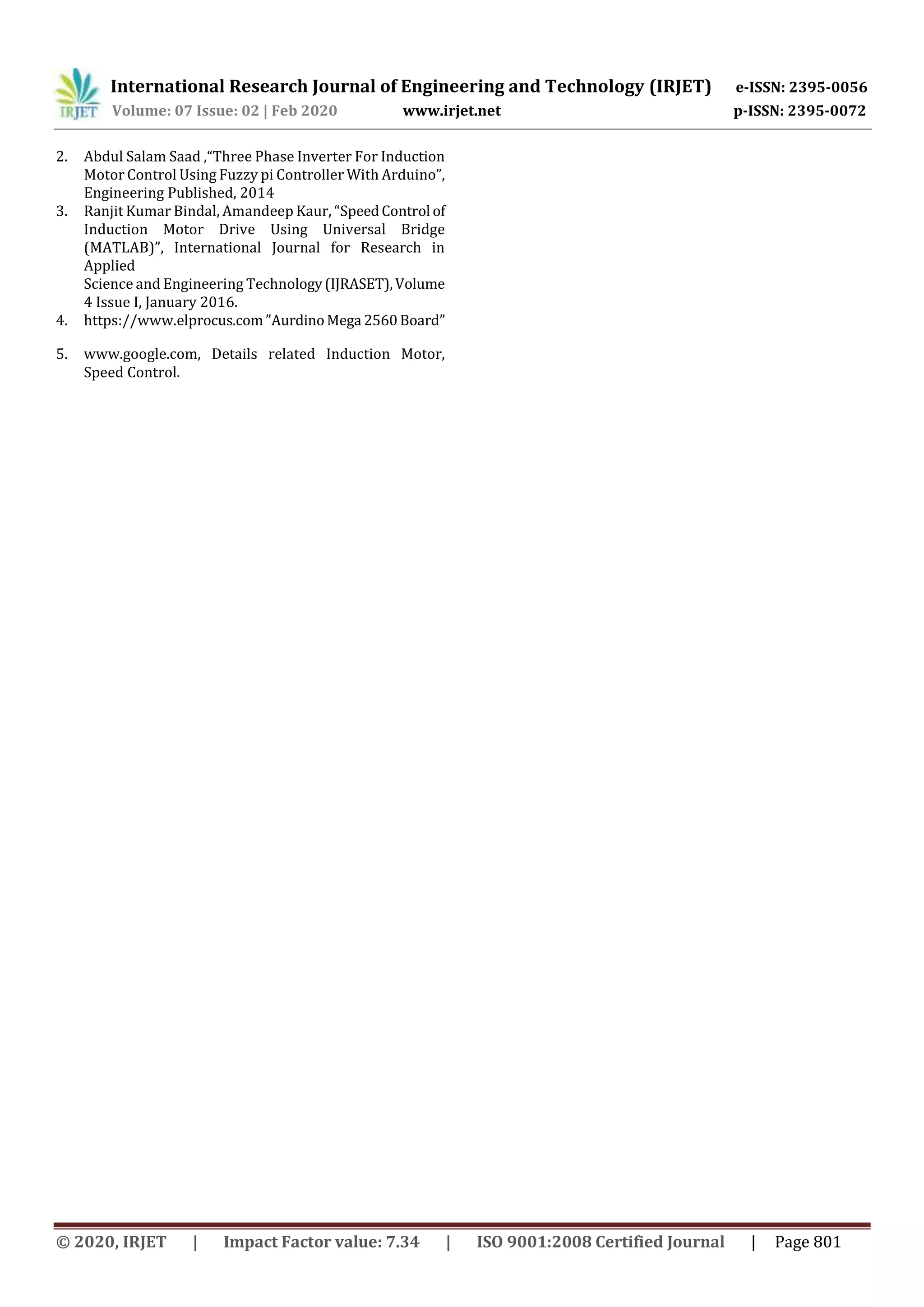 Irjet Control Strategy Of Induction Motor Drive By Using Universal Controller And Its An