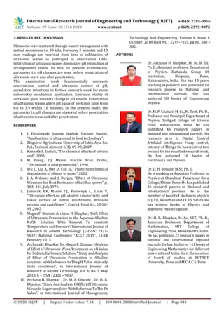 IRJET- Effect of Ultrasonic Penetration in the Aqueous Beet Root Juice ...