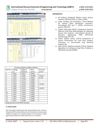 IRJET- Load Flow Analysis of IEEE 14 Bus Systems in Matlab by using ...