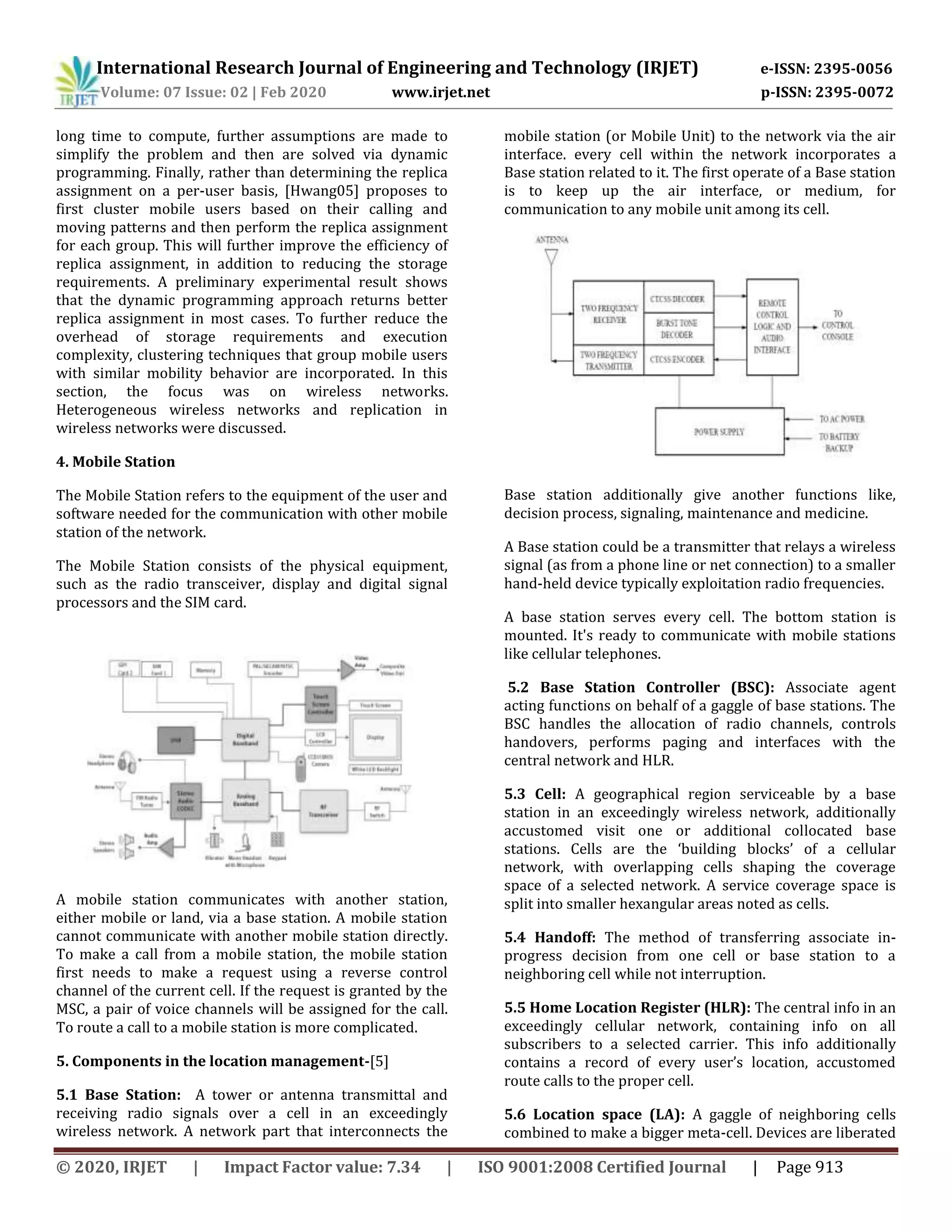 IRJET - A Review on Analysis of Location Management in Mobile Computing | PDF