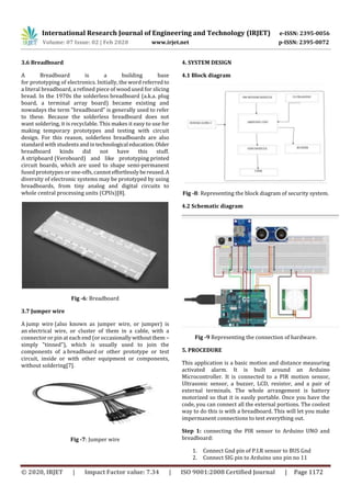 IRJET- Intruder Detection Security System | PDF | Home Security | Home ...