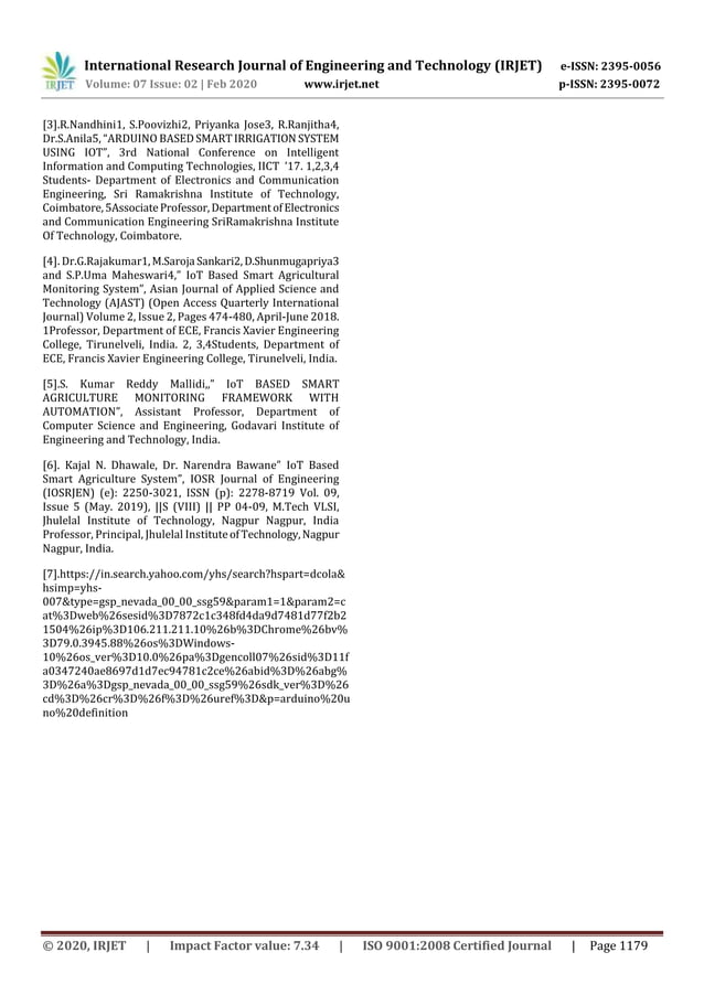 Irjet Automated Irrigation System Using Iot Pdf