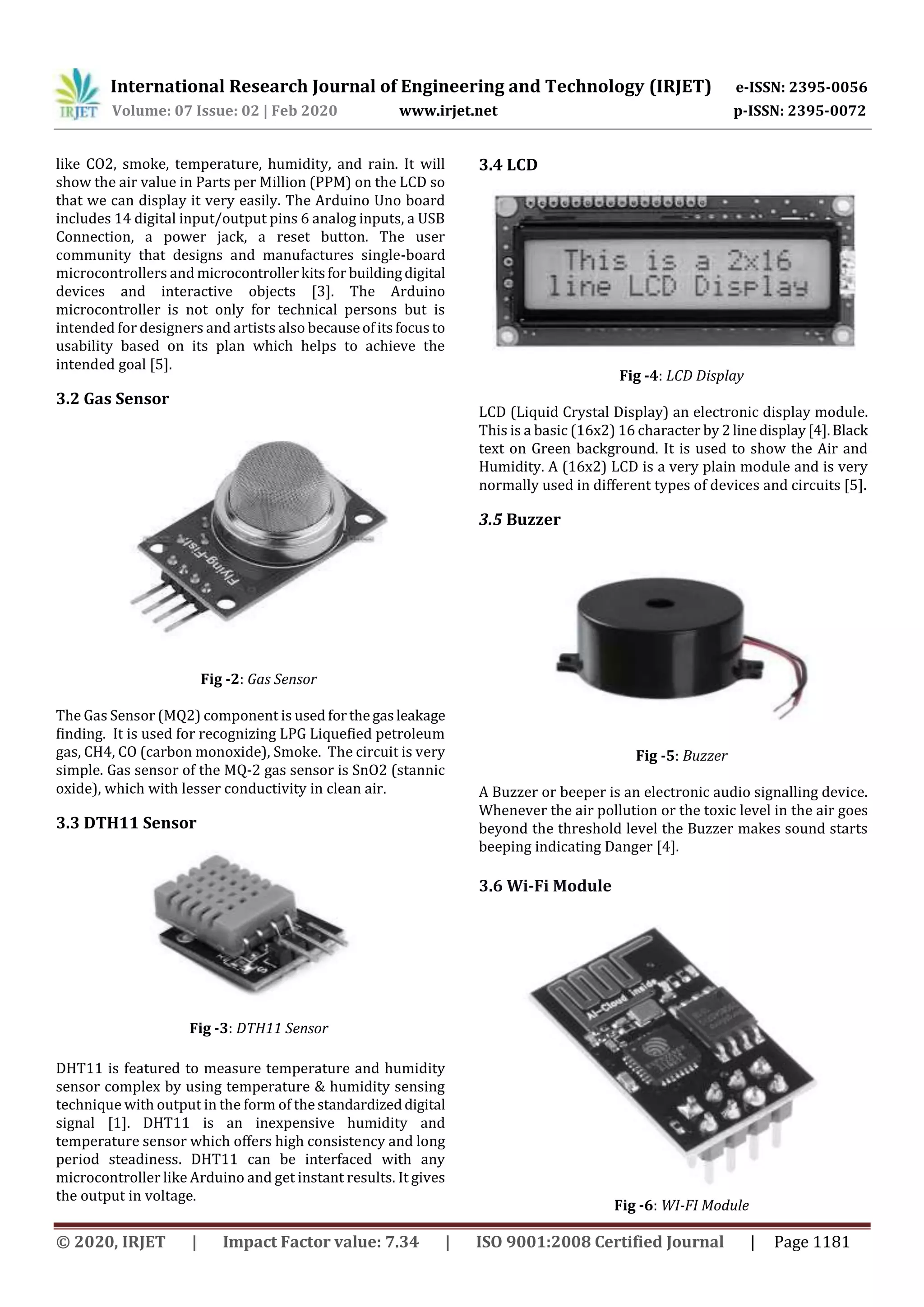 Irjet Air Pollution Monitoring System Using Iot Pdf