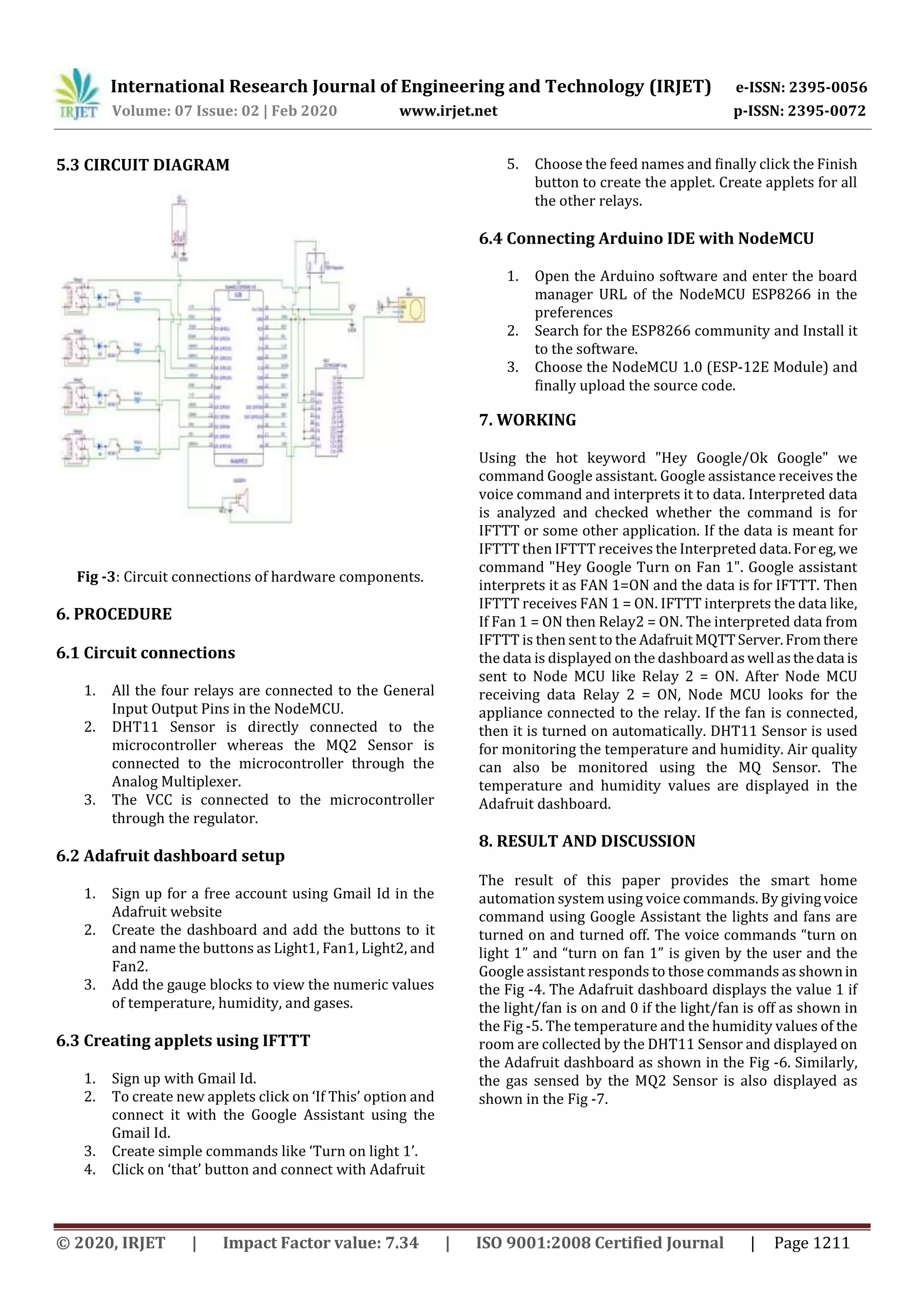 IRJET- Voice-Activated Home Automation using NodeMCU | PDF