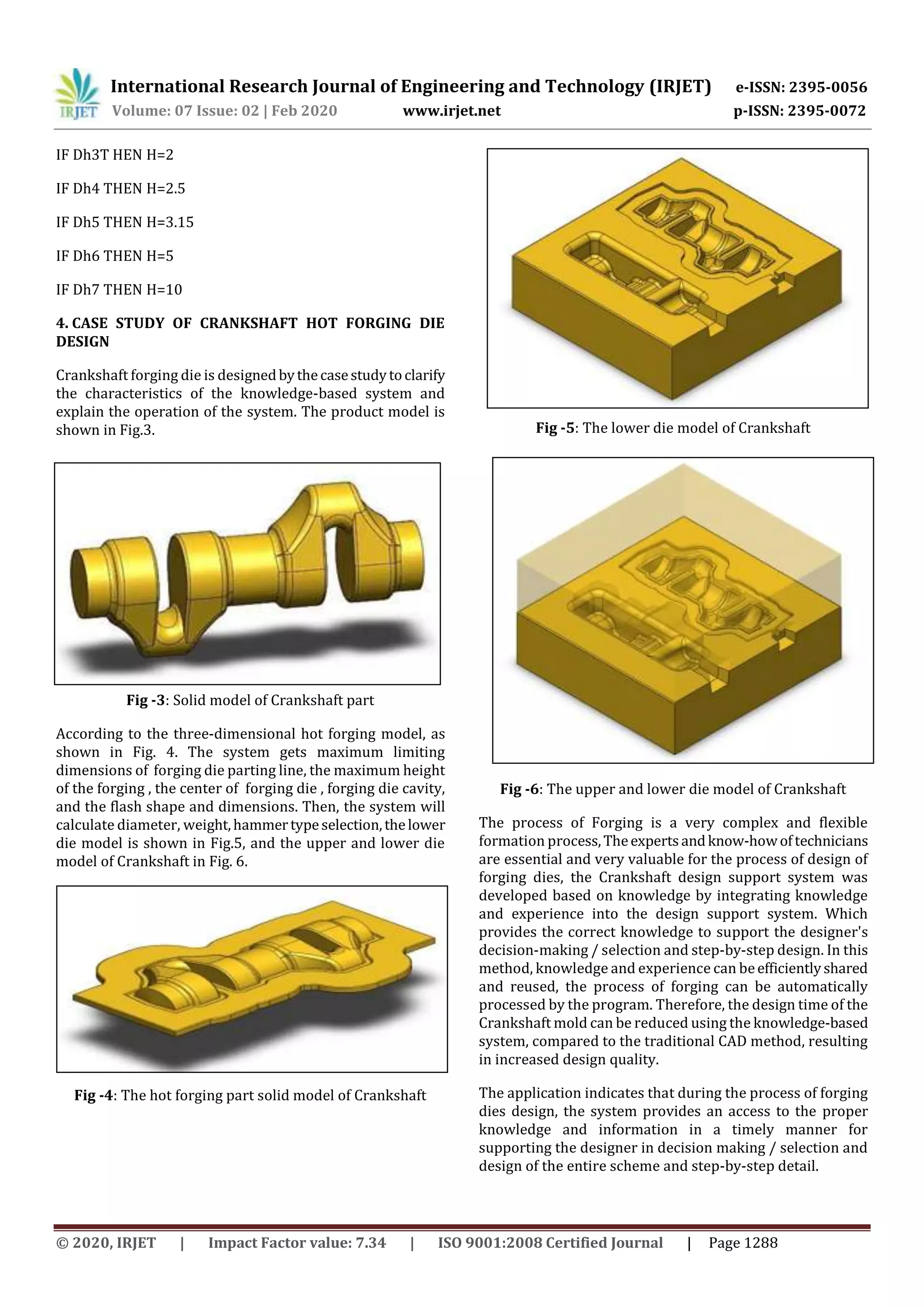 IRJET - Knowledge-based Forging Die Design of Crankshaft | PDF