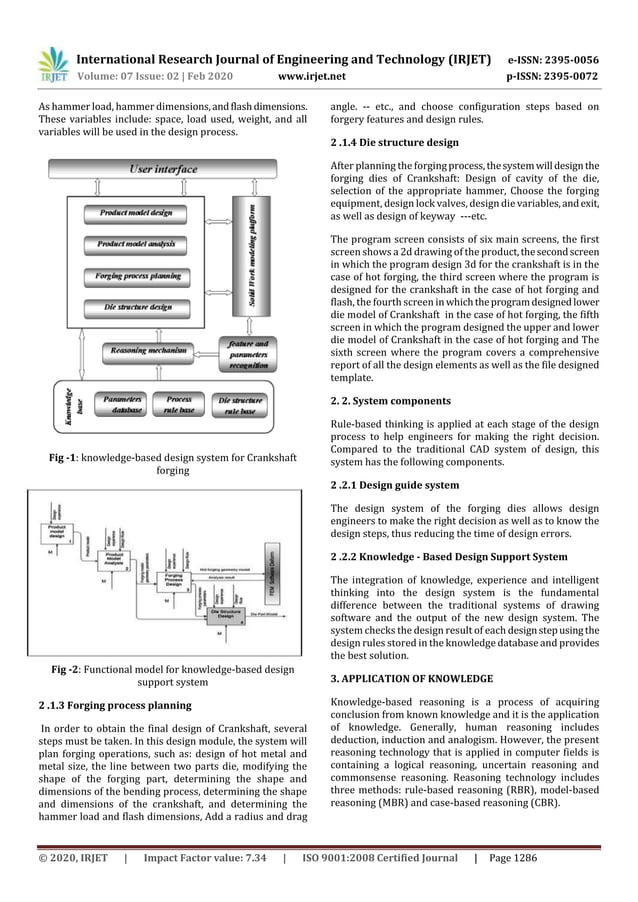 IRJET - Knowledge-based Forging Die Design of Crankshaft | PDF