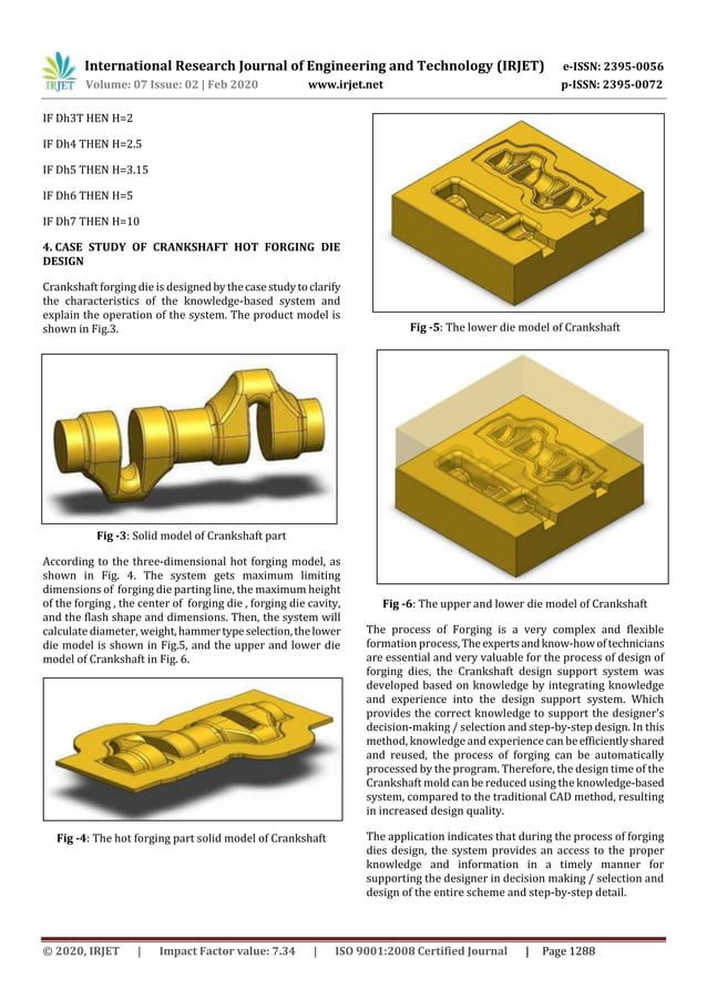 IRJET - Knowledge-based Forging Die Design of Crankshaft | PDF