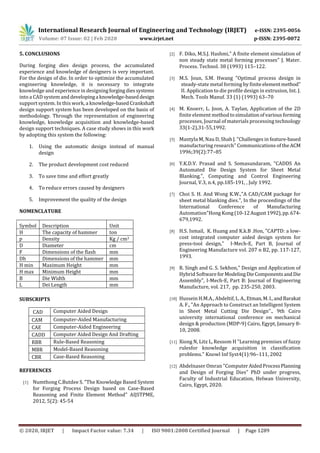 IRJET - Knowledge-based Forging Die Design of Crankshaft | PDF