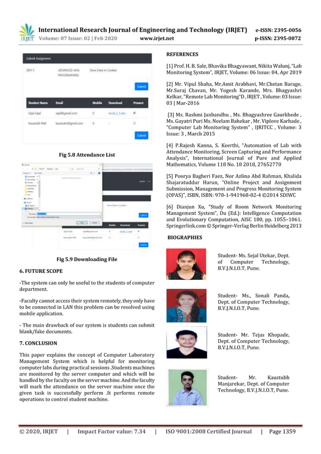IRJET - Computer Laboratory Management System for Improving Teaching & Learning Methods | PDF ...