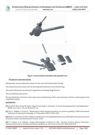 IRJET - Dovetail Slide Surface Grinding Fixture | PDF