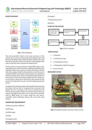 IRJET - RFID based Petrol Pump Automation System | PDF