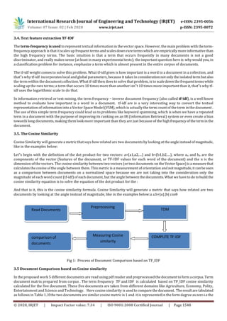 IRJET - Document Comparison based on TF-IDF Metric | PDF