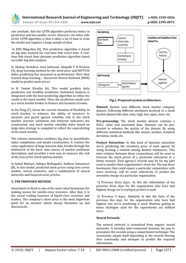 IRJET - Stock Market Analysis and Prediction using Deep Learning | PDF