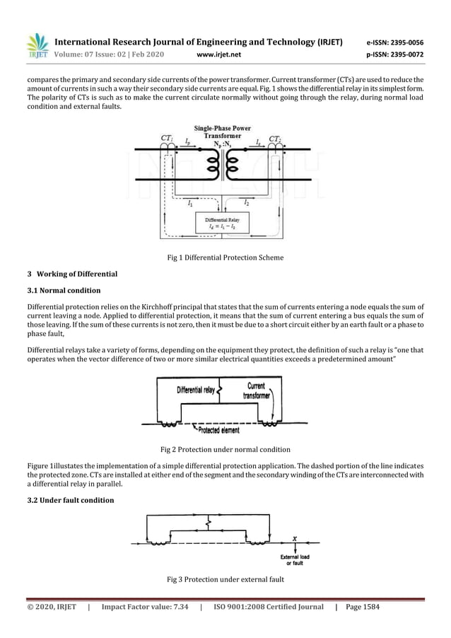 IRJET - Digital Differential Protection of Power Transformer using ...