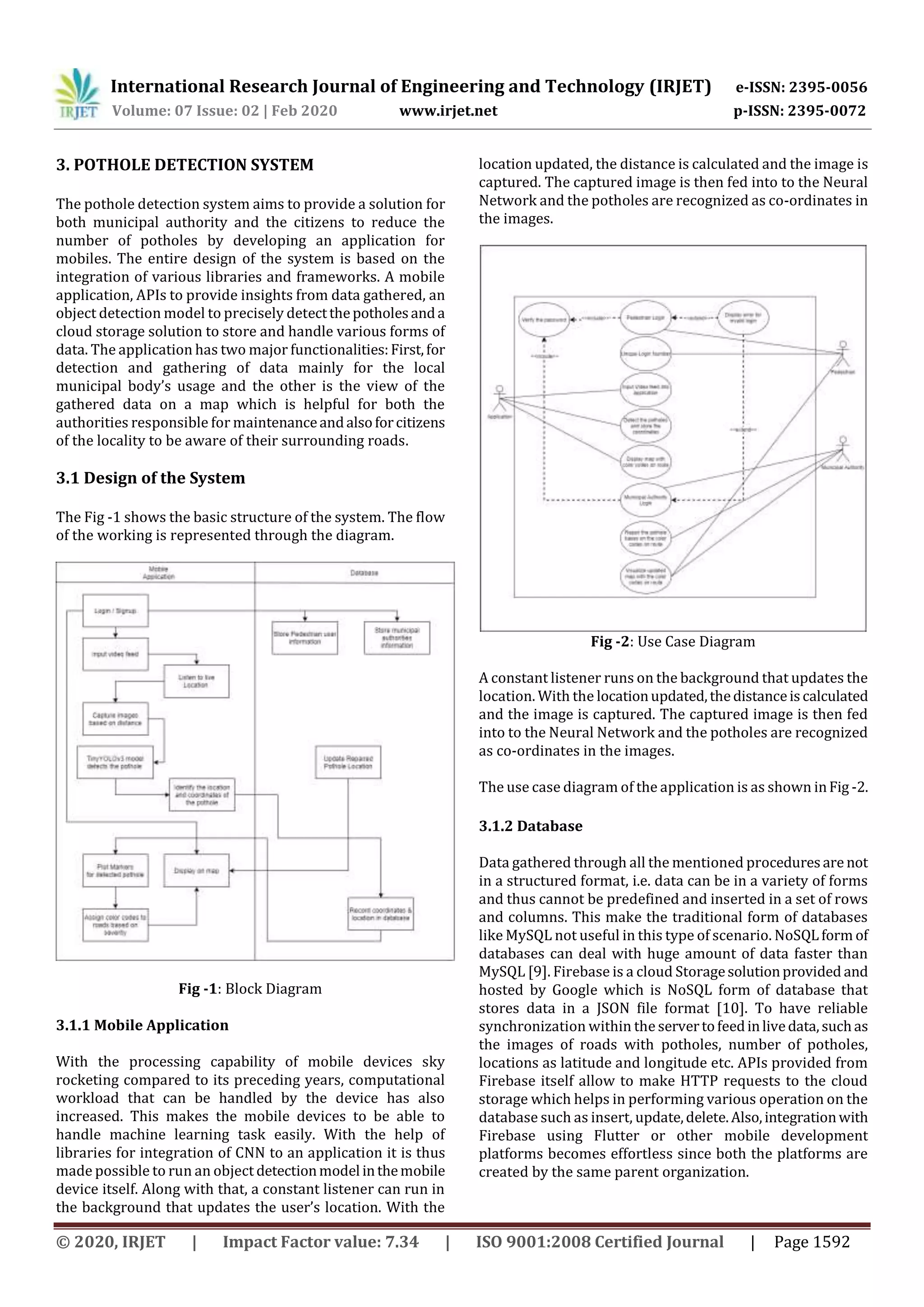 IRJET - An Intelligent Pothole Detection System using Deep Learning | PDF IRJET - An Intelligent Pothole Detection System using Deep Learning | PDF