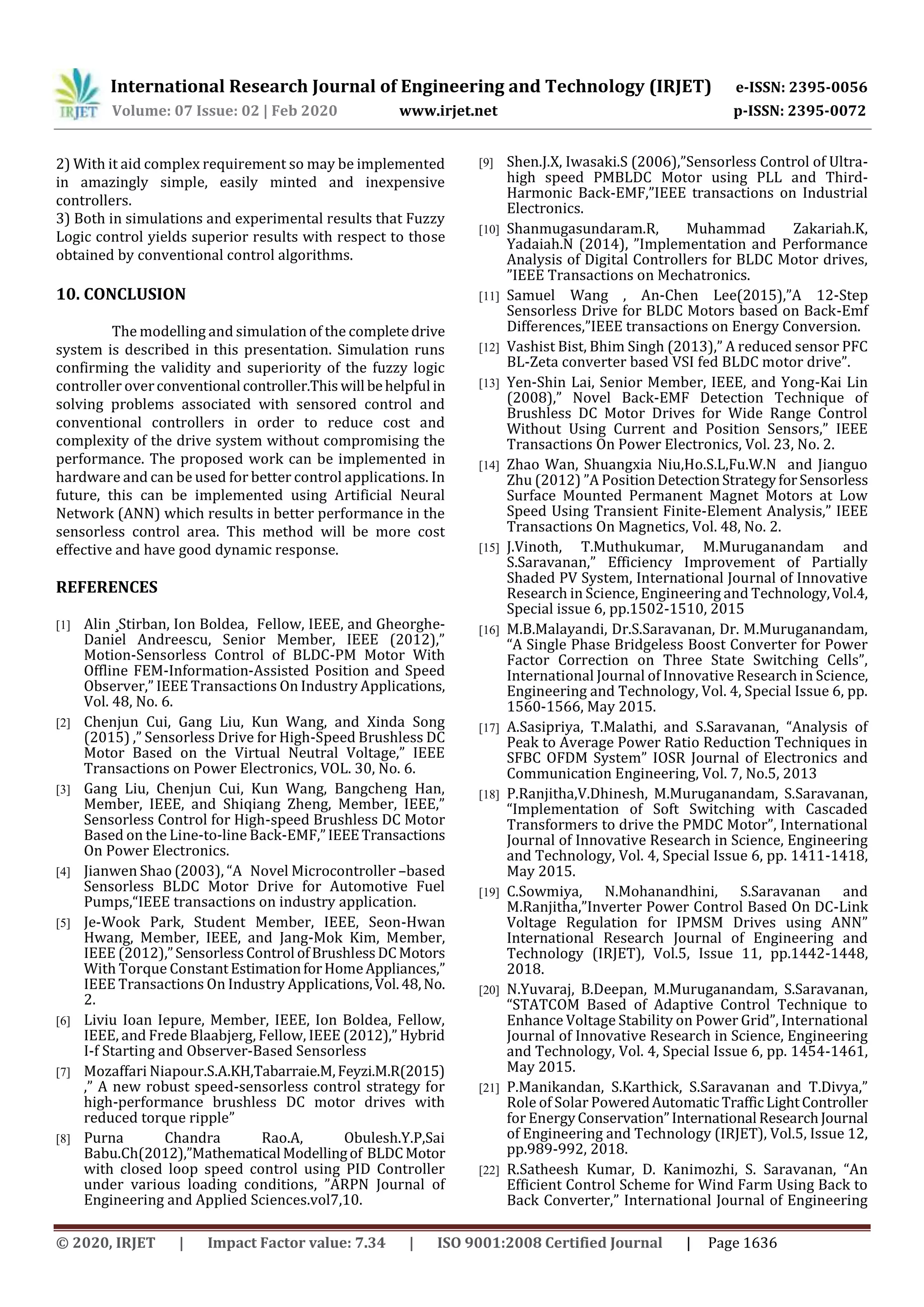 IRJET - Flyback Converter based BLDC Motor Drives for Power Device ...