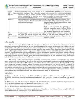 IRJET - A Survey on Machine Learning Algorithms, Techniques and Applications | PDF