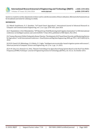IRJET - Smart Irrigation System using Bluetooth Module and Arduino | PDF