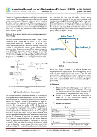 IRJET - Power Quality Improvement in Distribution Power System using STATCOM | PDF