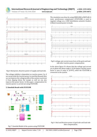 IRJET - Power Quality Improvement in Distribution Power System using STATCOM | PDF