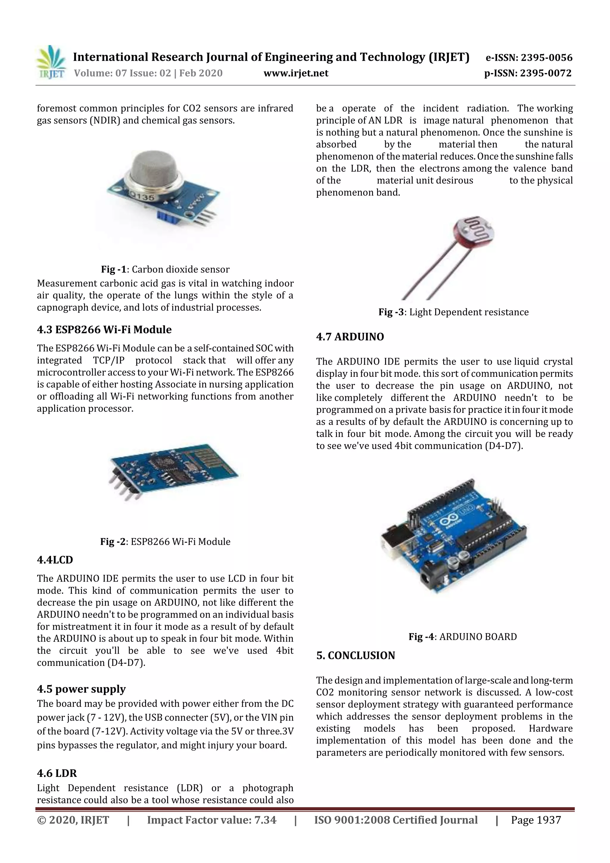 IRJET - A Cyber-Physical System for Environmental Monitoring Based on IOT | PDF