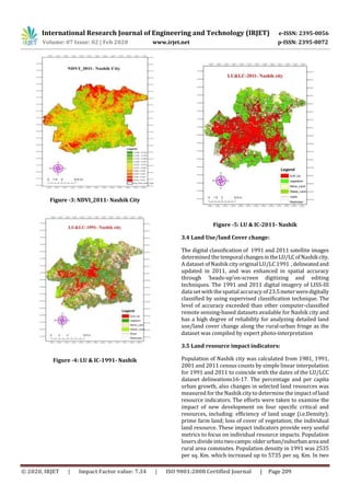 IRJET- Urban Encroachment on Rural Areas, Nashik | PDF