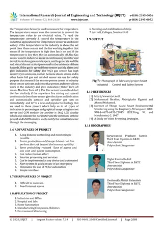 IRJET - Smart Industrial Control and Safety System | PDF