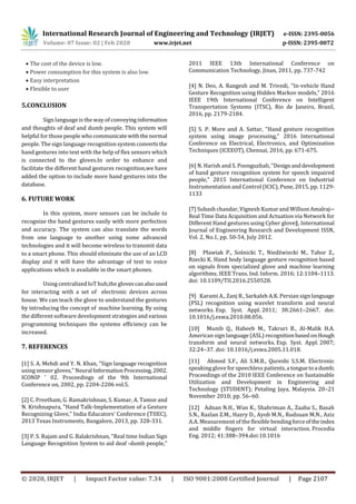 IRJET - Android based Portable Hand Sign Recognition System | PDF ...