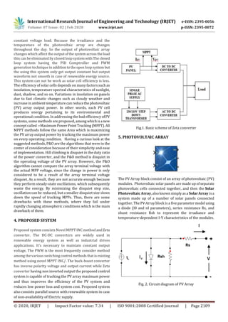 IRJET - MPPT based Photovoltaic System with Zeta Converter for DC Load | PDF