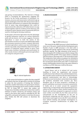 IRJET - IoT based Mobile App for E-Farming using Decision Support System Irrigation (DSSI ...