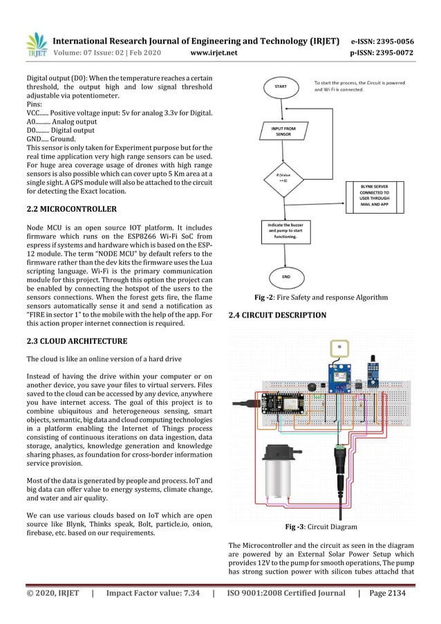 Irjet Forest Fire Detection Prevention And Response System Using Iot