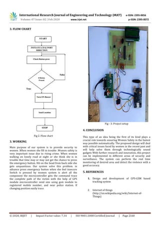 IRJET - Women Safety Device with GPS Tracking and Alerts | PDF