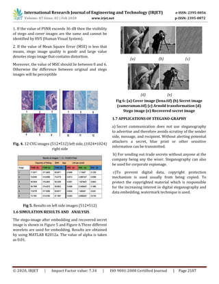 IRJET - Steganography based on Discrete Wavelet Transform | PDF