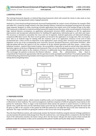 IRJET - Medicine Reminder System using IoT | PDF
