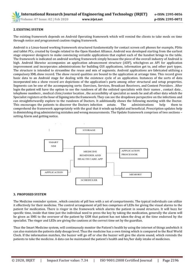 IRJET - Medicine Reminder System using IoT | PDF