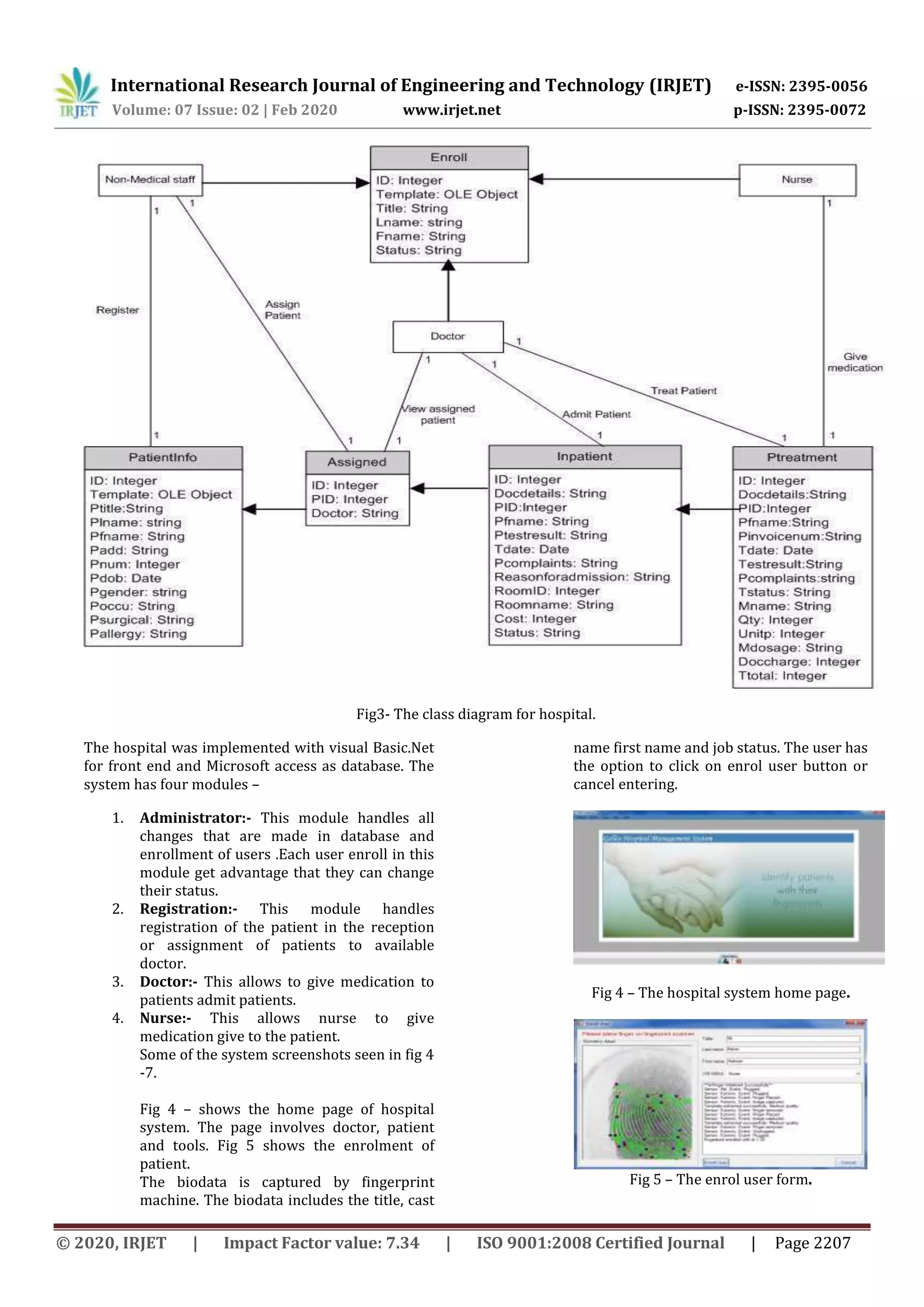 IRJET - Biometric based Medical Record System | PDF