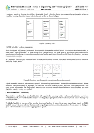 IRJET - Twitter Sentimental Analysis | PDF | Social Networking | Internet