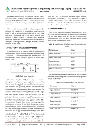 IRJET - A Comparative Analysis of Cuk and Buck Boost Converter for PFC ...