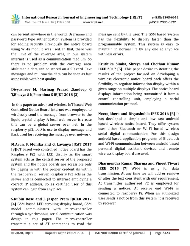 IRJET - Web Controlled Smart Notice Board using Raspberry Pi: A Review ...