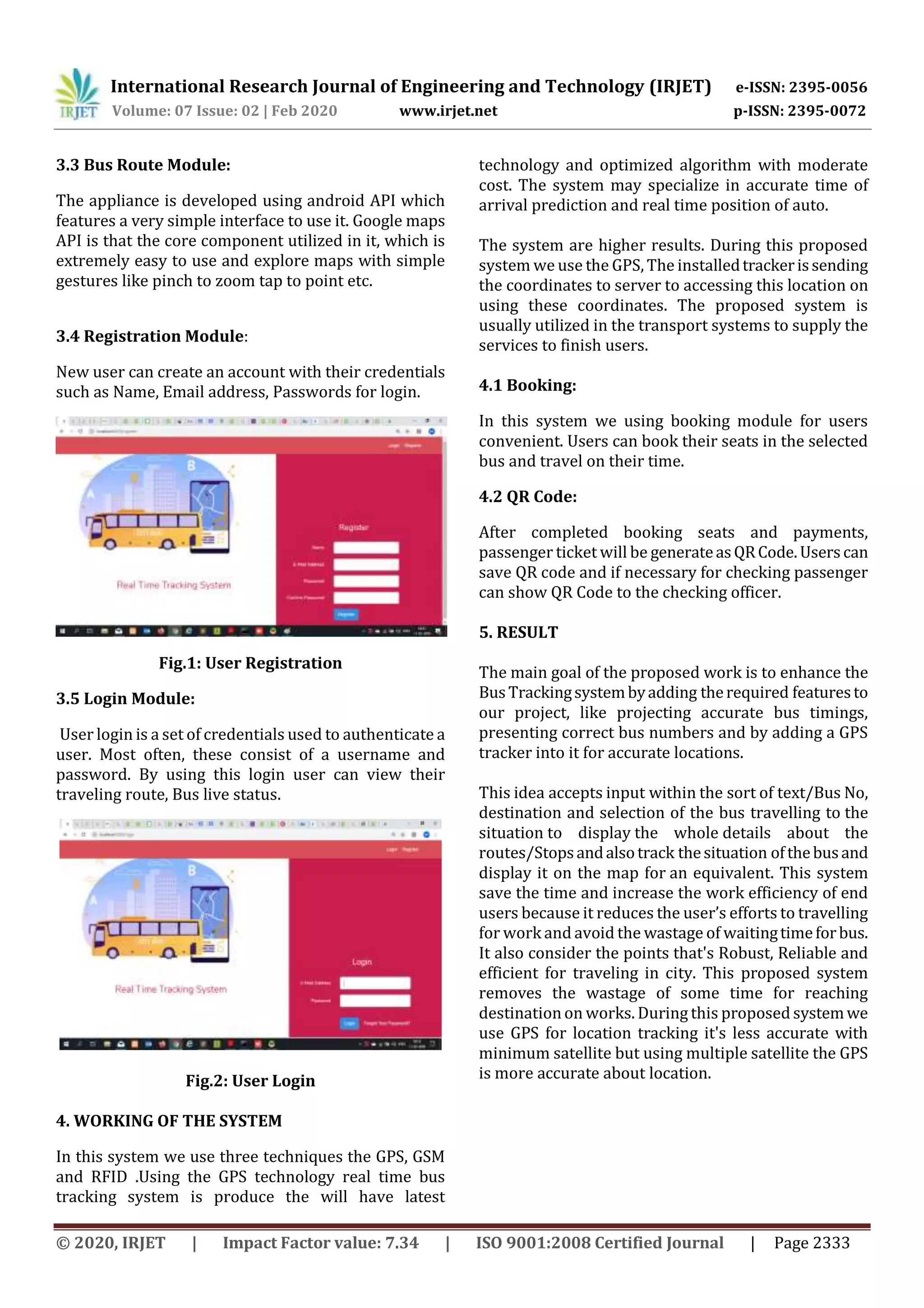 IRJET - Real Time Tracking System and Generate QR Code based Ticket for Public Transport | PDF