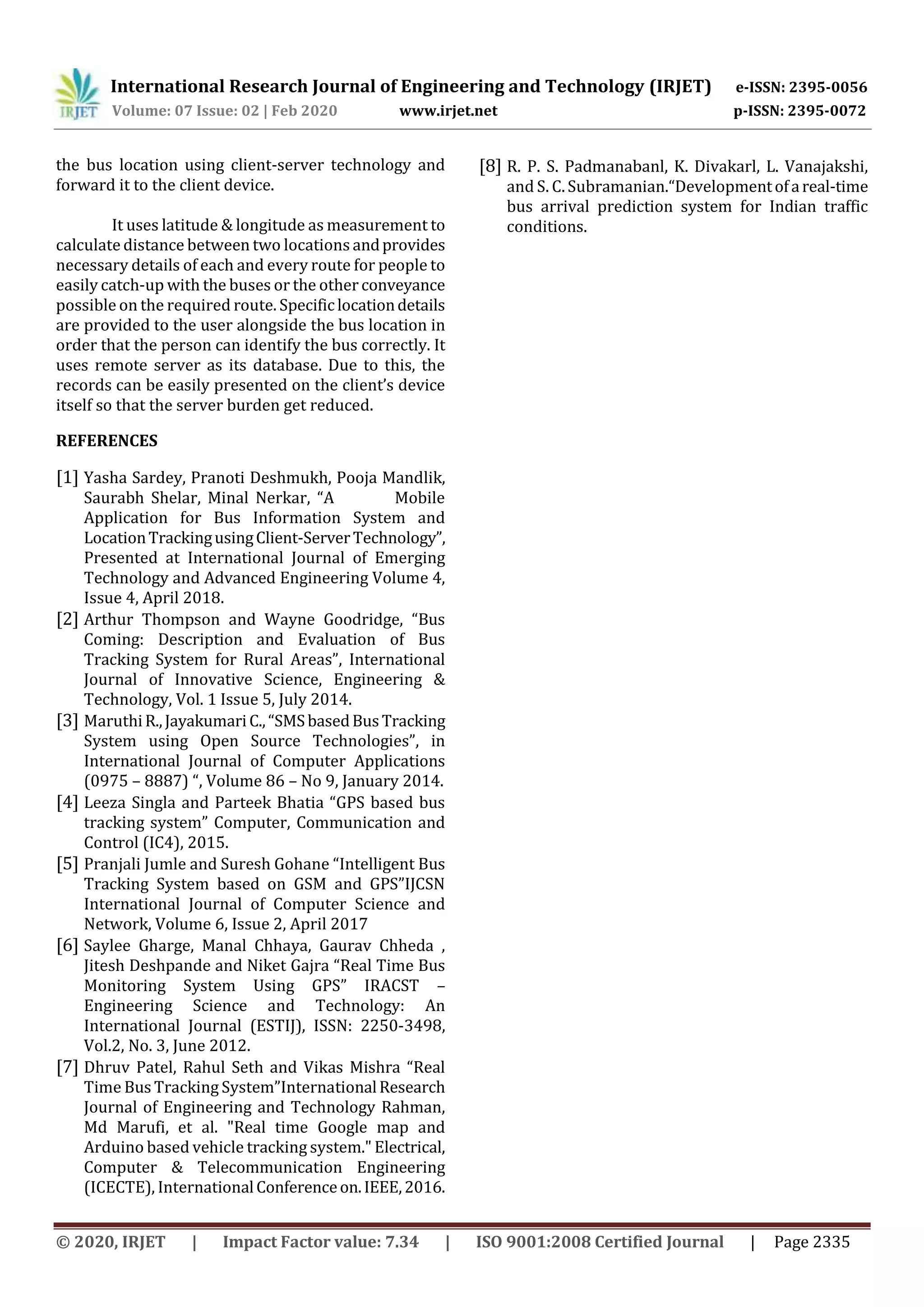 IRJET - Real Time Tracking System and Generate QR Code based Ticket for Public Transport | PDF