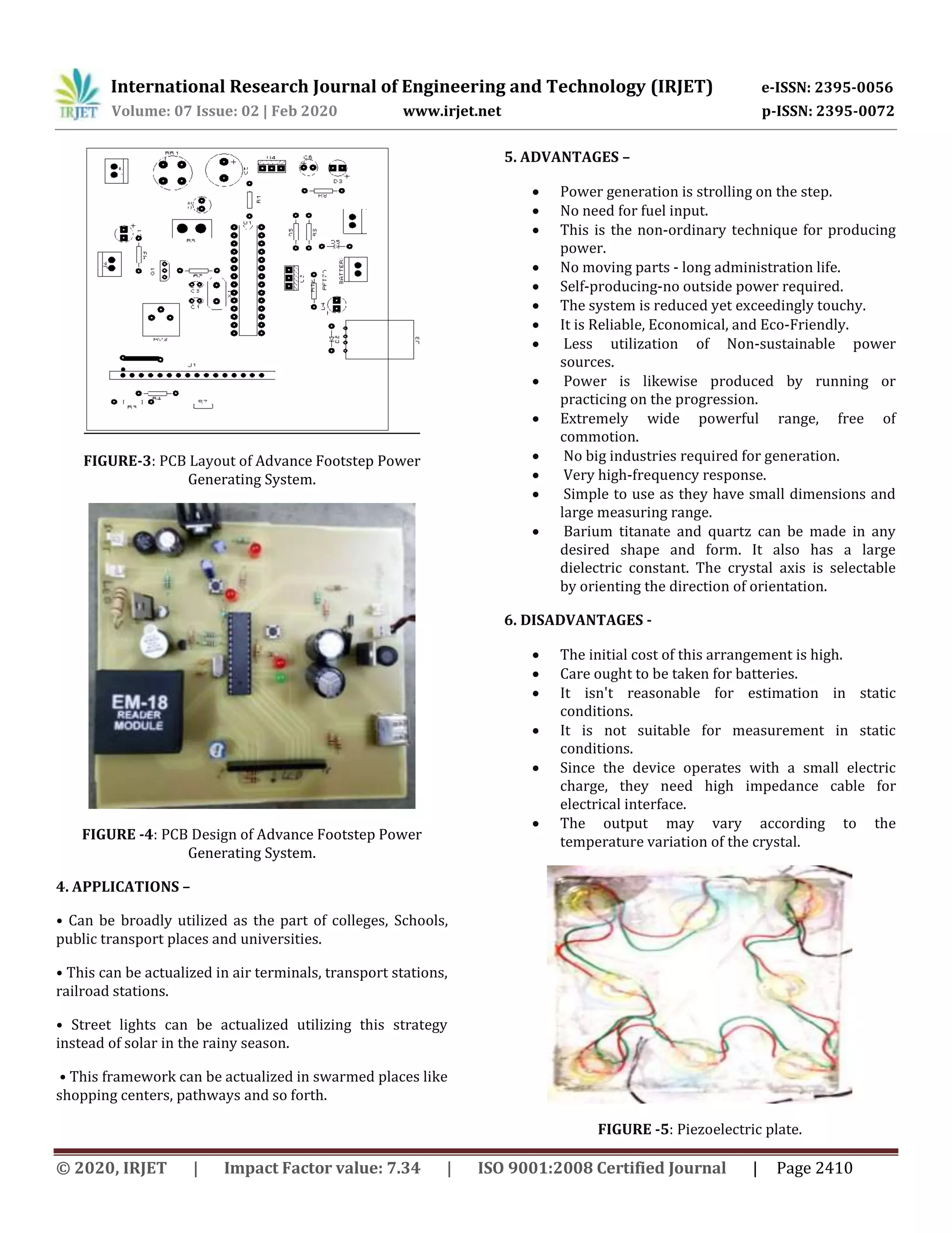 IRJET- Advanced Footstep Power Generation System using RFID for ...