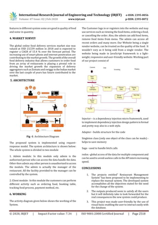 IRJET- Website on Restaurant Management System using VUEJS and NODEJS ...