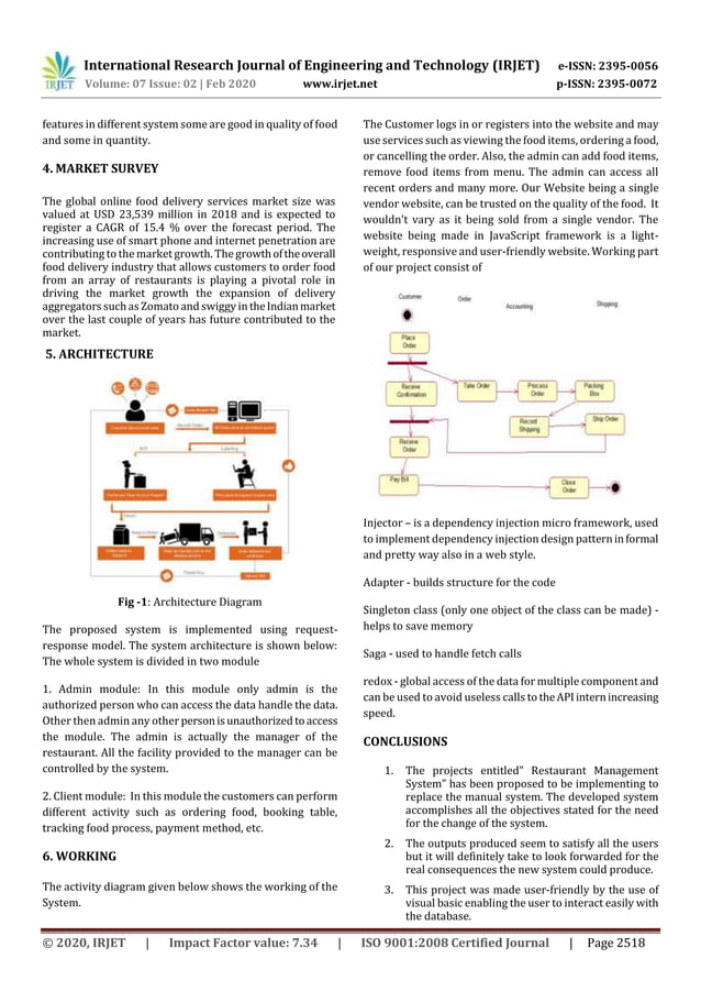 IRJET- Website on Restaurant Management System using VUEJS and NODEJS ... IRJET- Website on Restaurant Management System using VUEJS and NODEJS ...